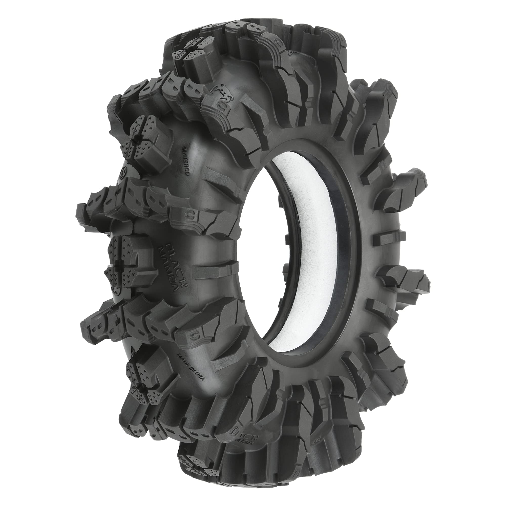 Pro-line Racing 1/10 Interco Black Mamba Front/Rear 2.6" Mud Truck Tires 2 PRO1018100