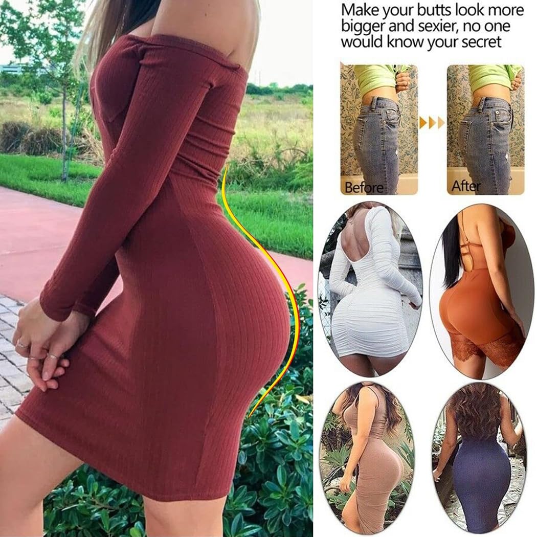 FUT Women's Sexy Butt Lift Panty Tummy Control Trimmer Shapewear Body Shaper Black Large (Waist 27-29inch)