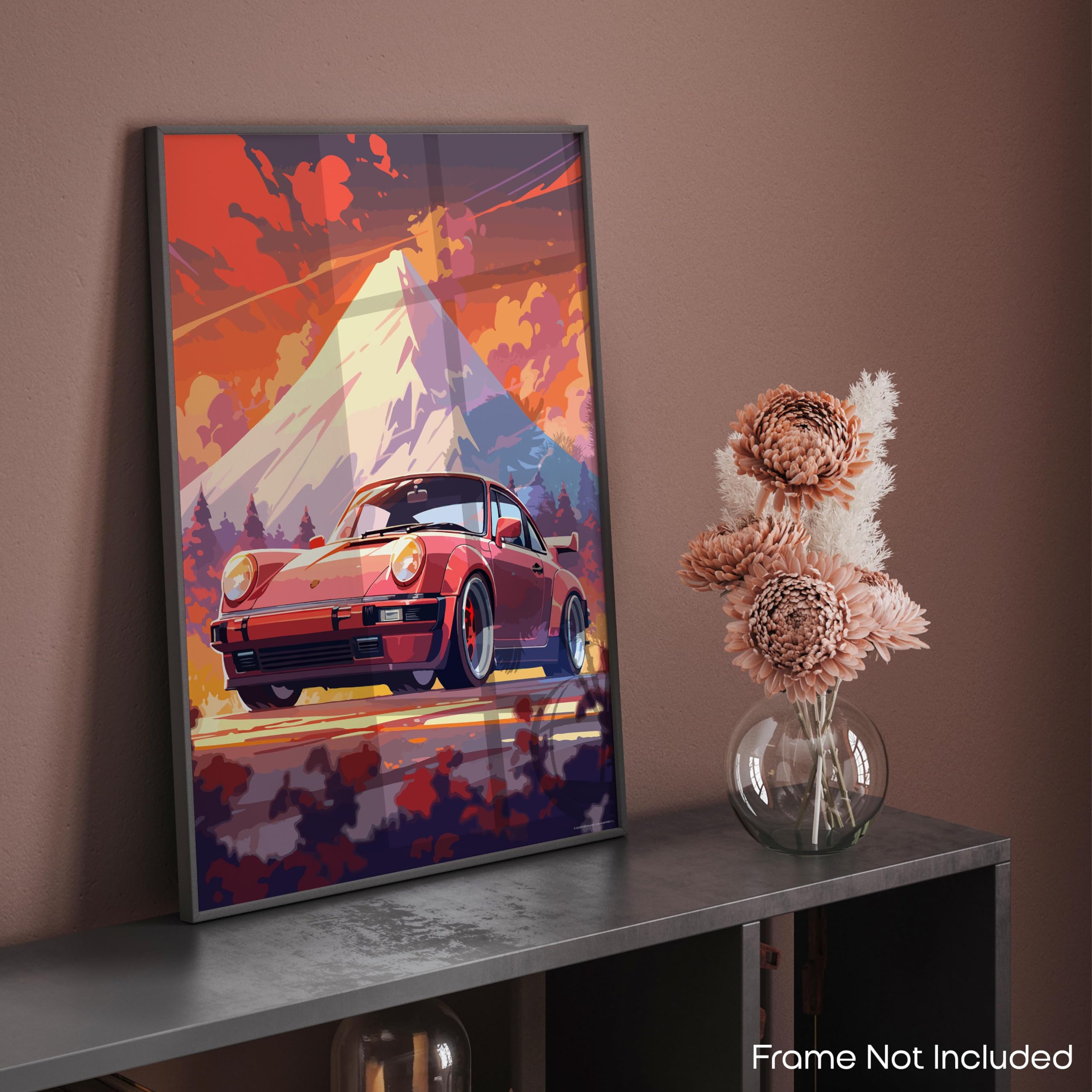Inspirational Wall Art Co. - Performance | 2023 Porsche 911 - Car Posters for Boys Room - Car Wall Decor - Car Room Decor - Car Posters for Men | 11x14 Inches Unframed