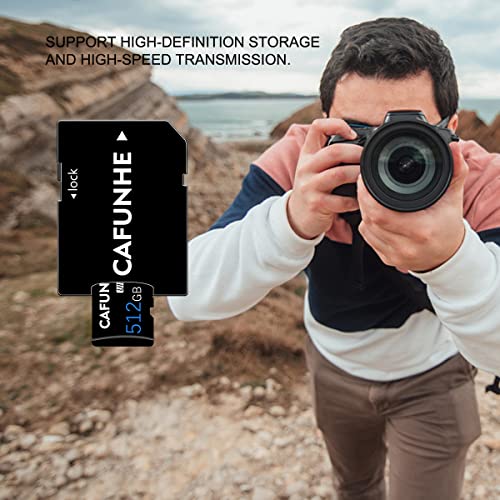 Micro SD Card 512GB Micro SD Memory Cards 512GB Memory Card 512GB Class 10 High Speed TF Card with SD Adapter for Phone,Camera,Tachograph,Tablet,Computers
