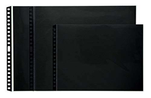 ProFolio by Itoya, Art ProFolio PolyGlass, 10-Pack Multi-Ring Binder Refill Pages - Portrait, 8.5 x 11 Inches