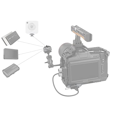 SmallRig Quick Release Plate with 1/4" Screw, HawkLock Quick Release Top Plate for Stabilizer, Action Camera, Monitor, LED Light, QR Top Plate for SmallRig HawkLock Quick Release System - 3730B
