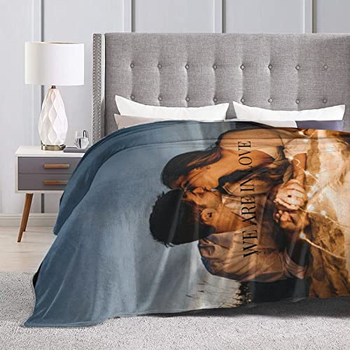 SCOCICI Custom Blanket,Personalized Bed Throw Blanket with Photos Text,Customized Blankets with Photos Words Collage,Customized Blankets for Family Wedding Birthday Gift,1 Photo Collage,36"X28"