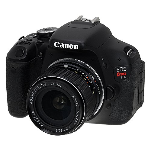 Fotodiox Lens Mount Adapter - Pentax K Mount (PK) SLR Lens to Canon EOS (EF-S) Mount SLR Camera Body