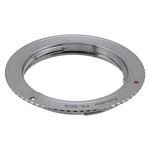 Fotodiox Lens Mount Adapter - Pentax K Mount (PK) SLR Lens to Canon EOS (EF-S) Mount SLR Camera Body