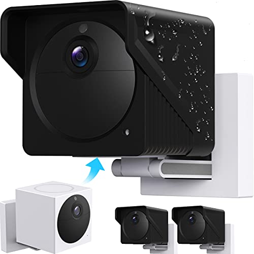 Protective Silicone Skins for Wyze Cam Outdoor,Weatherproof Case/Cover Accessories for Wyze Outdoor Camera Wireless Smart Home Camera (Black-2 Pack)