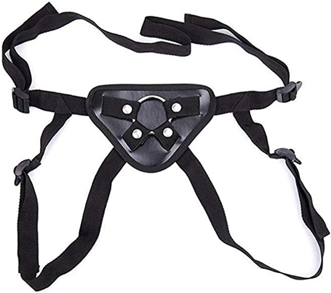 XMGJL Strap on Harness for Women Black Strapless Panties with Adjustable Belt unisex suitable for beginners