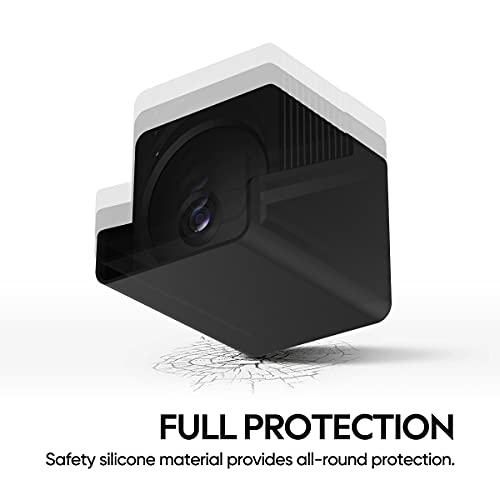 Protective Silicone Skins for Wyze Cam Outdoor,Weatherproof Case/Cover Accessories for Wyze Outdoor Camera Wireless Smart Home Camera (Black-2 Pack)