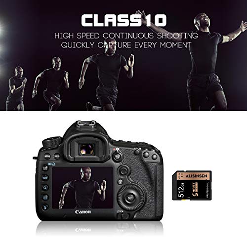 Memory Cards 512GB SD Card Class 10 for Digital Camera Vloggers,Filmmakers,Photographers 512GB Memory Card Camera SD Card Class 10,High Speed