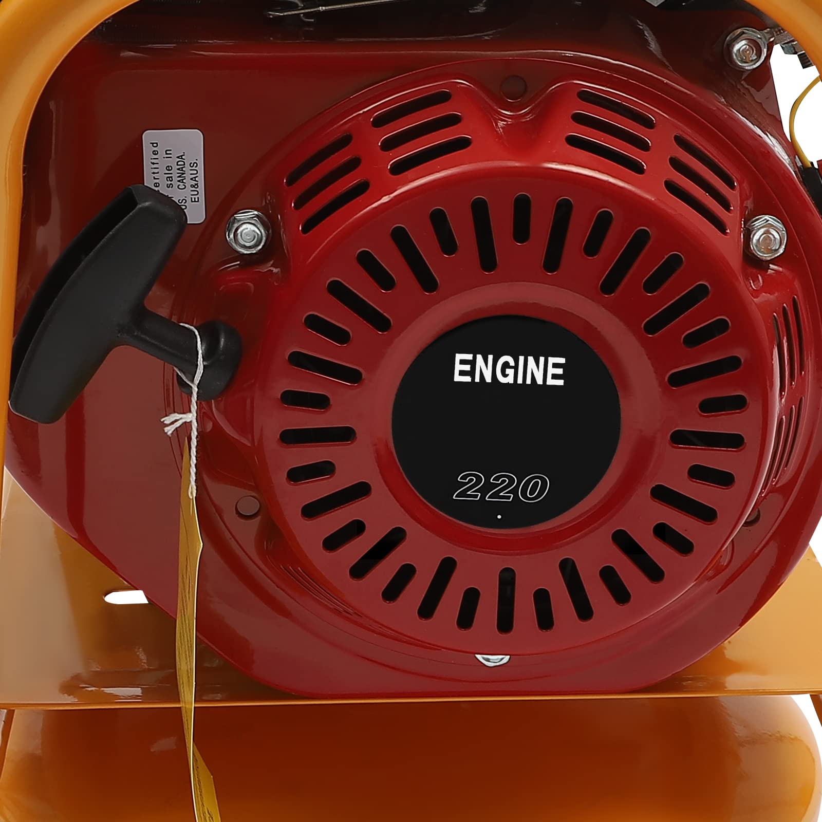 Concrete Vibrator, 7.5HP 4 Stroke Gas Powered Concrete Vibrating Tool 3600r/min Cordless Cement Mixer with 19.69ft Shaft Rod for Highways Bridges Housing Construction