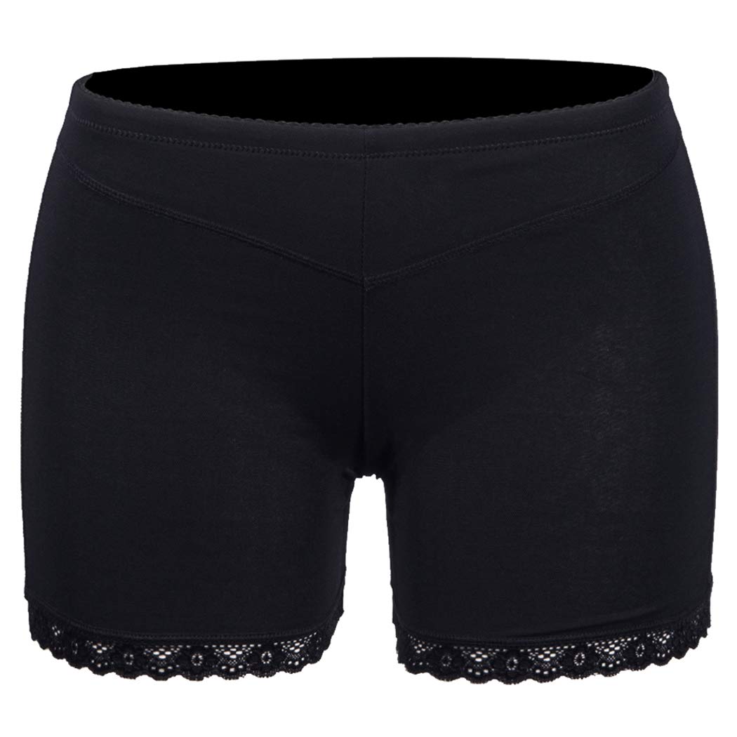 FLORATA Women's Butt Lifter Panties Lace Boy Shorts Body Shaper Hip Enhancer Panty