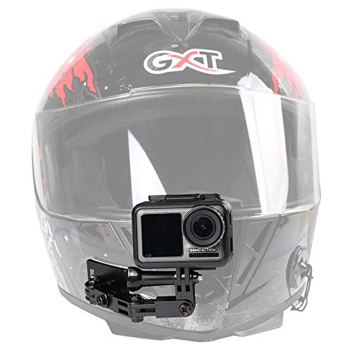 Aluminum Motorcycle Chin Helmet Mount Compatible with GoPro Hero 11/10/9/8 Black/AKASO/Campark/YI Action Camera and More (Aluminum Motorcycle Chin Helmet Mount)