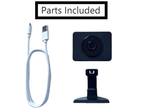 EighteenXVIII Smart Camera 1080P Home Alarm System with Two-Way Audio - Portable Security Cam with Night Vision and Motion Detection - Indoor WiFi Camera for Home - 24/7 Recording Plugged in
