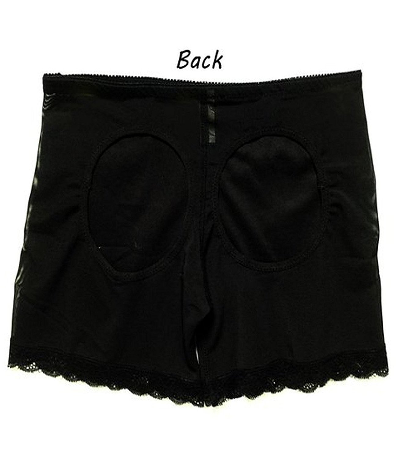 FLORATA Women's Butt Lifter Panties Lace Boy Shorts Body Shaper Hip Enhancer Panty