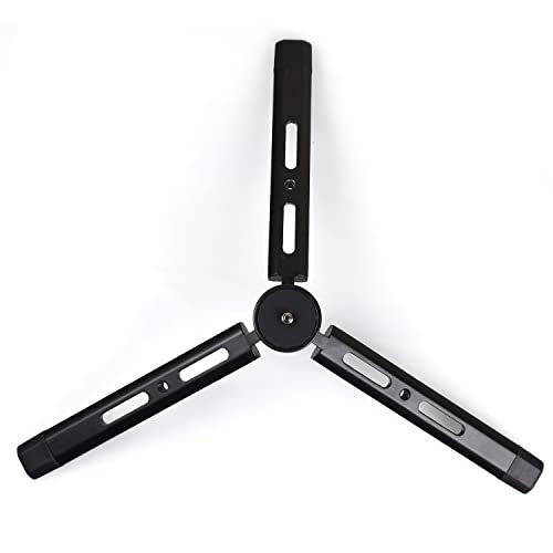 EaxanPic Aluminum Mini Tripod, Desktop Tabletop Stand Tripod for Zhiyun Smooth Q/4, Crane Plus/2,Weebill s, Ronin S/SC/RS2/RSC2, Osmo Mobile,Gimbal Handle Grip Stabilizer Tripod