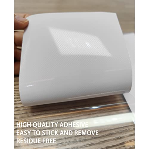 Birllaid Light Blocking Sheets White, Dims 60~80%, 4Pcs Blocking Light Cover, 8 X 4 Inch Light Dimming Sheets for Electronics, Alarm Clock, Radio, Cable, Monitor, LED Number Readable
