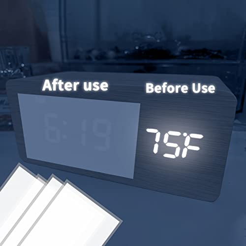 Birllaid Light Blocking Sheets White, Dims 60~80%, 4Pcs Blocking Light Cover, 8 X 4 Inch Light Dimming Sheets for Electronics, Alarm Clock, Radio, Cable, Monitor, LED Number Readable