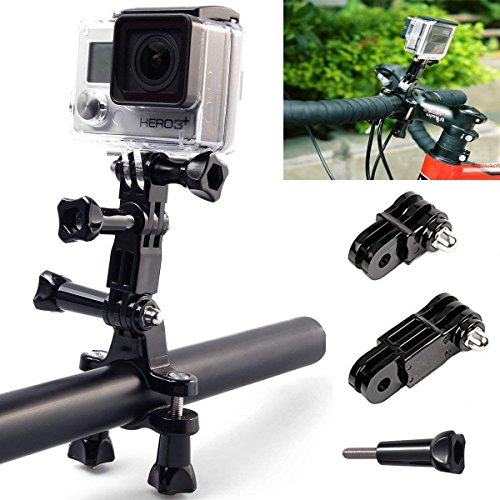 OctinPris 3-Way Adjustable Extension Pivot Arm Adapter Set- Long & Short Straight Joints Connector Convertor 35mm/50mm (2X Same Direction + 2X Reverse) for Gopro Hero Series, SJCAM, GeekPro ect.
