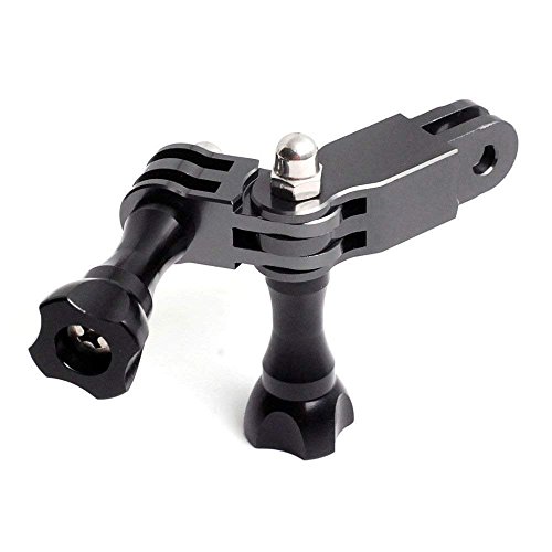OctinPris 3-Way Adjustable Extension Pivot Arm Adapter Set- Long & Short Straight Joints Connector Convertor 35mm/50mm (2X Same Direction + 2X Reverse) for Gopro Hero Series, SJCAM, GeekPro ect.