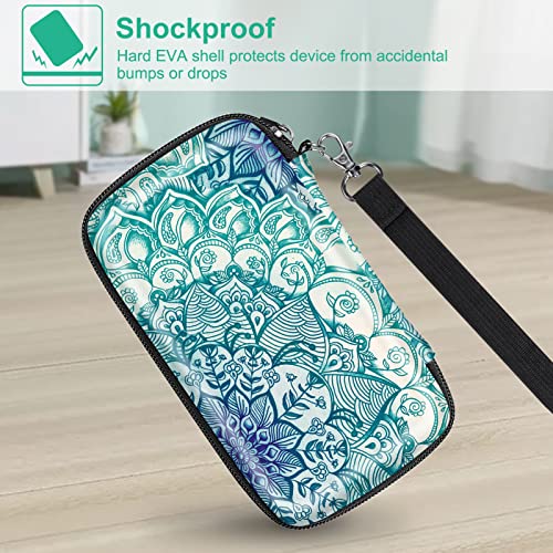 Fintie Protective Case for Kodak Step/Kodak Mini 2 HD/Kodak PRINTOMATIC/Kodak Smile Camera & Printer - Shockproof Hard Shell Carrying Case with Inner Pocket, Emerald Illusions