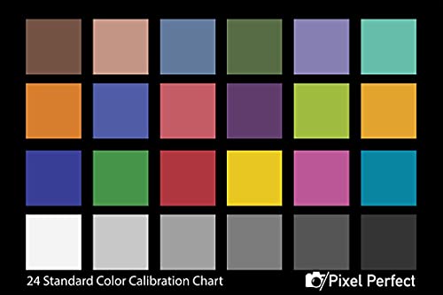 Pixel Perfect Camera Color Correction Card - 5" x 7" for Photo and Video - Reference Tool Grey Card Target White Balance Exposure Temperature Color Calibration Chart (2-Pack)