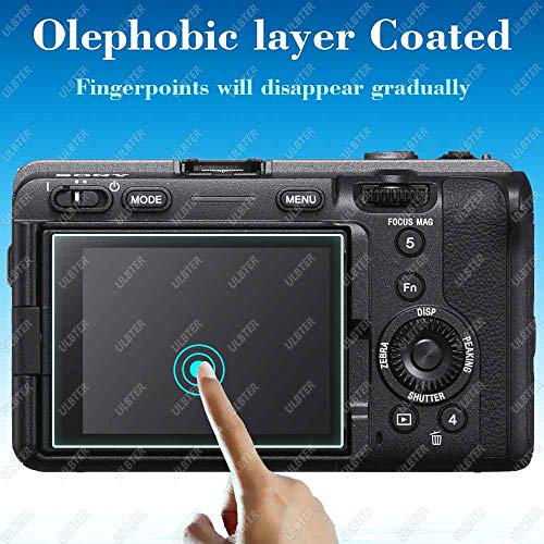 ULBTER FX3 Screen Protector for Sony Alpha FX3 Camera & Hot Shoe Cover 0.3mm 9H Hardness Tempered Glass Anti-Scrach Anti-Fingerprint Anti-Bubble [3+2 Pack]