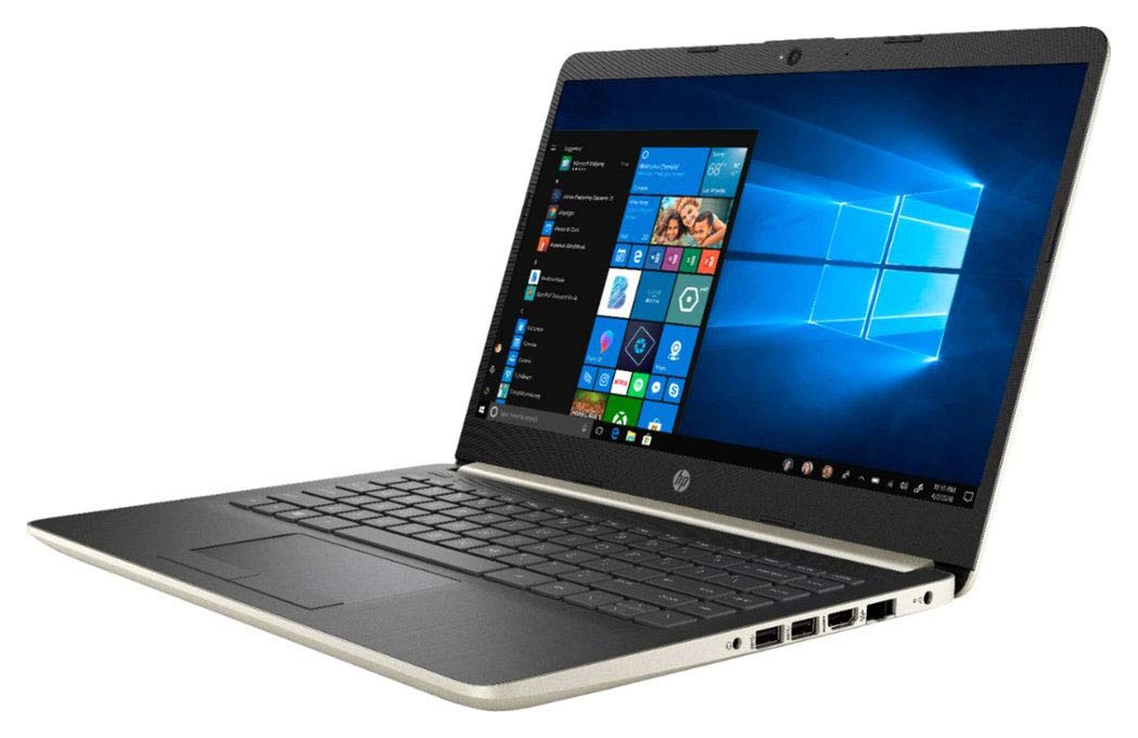 HP 2019 Newest 14" Touch-Screen Laptop Intel Core i3 4GB RAM 128GB SSD Windows 10- Ash Silver Keyboard Frame