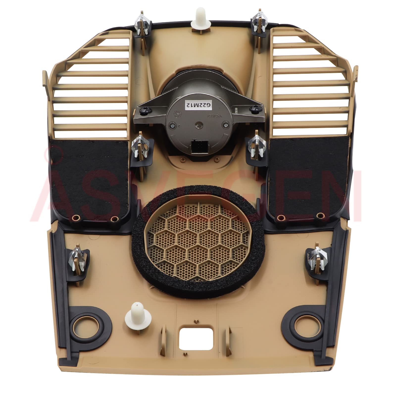 ASVEGEN Sport Chrono Stopwatch Mounted Dashboard for Porsche 911 991 2013-2019, Beige Panel and Black Clock