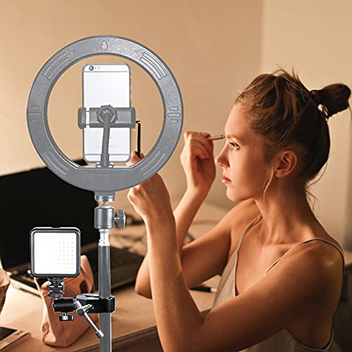 QYXINC 2Pack Super Clamp with 1/4 and 3/8 Thread Camera Clamp Mount,Crab Clamp Rod Clamp Clip for Cameras, Rods, Lights, Hooks, Shelves, Cross Bars, etc