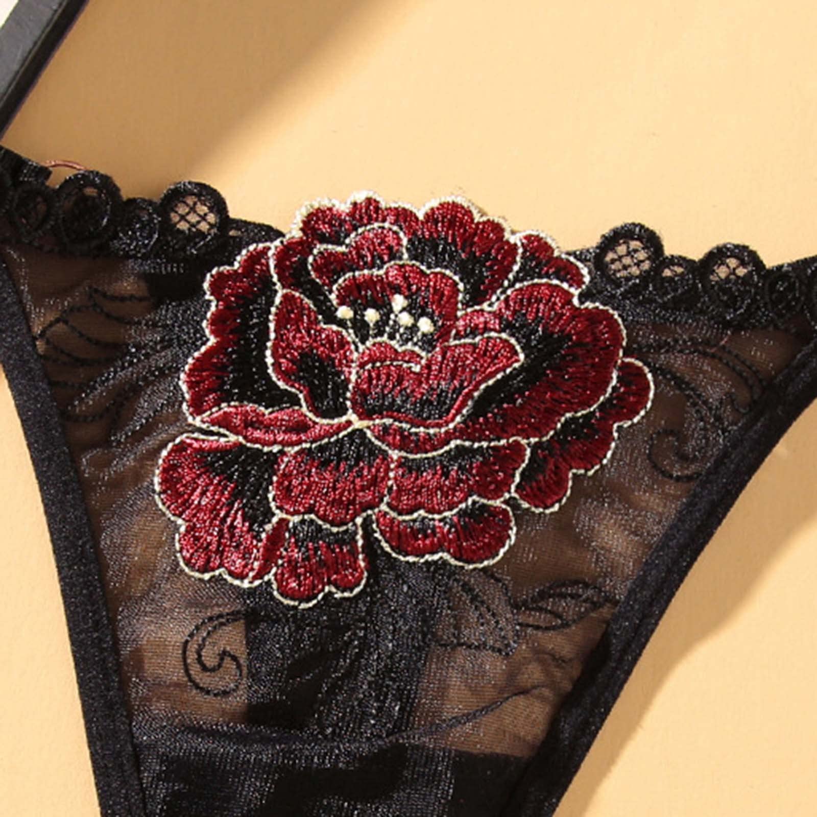 Remote Control Vibe for Woman Panties Women's Comfortable Rose Playful Hollowed Out Sexy Underwear