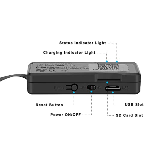 Mini Hidden Camera Module with 1080P HD Wireless DIY Small Camera Inside with Mobile Phone WiFi Hidden Camera Security Camera Nanny cam with Motion Detector TF Card Recording ULar S3
