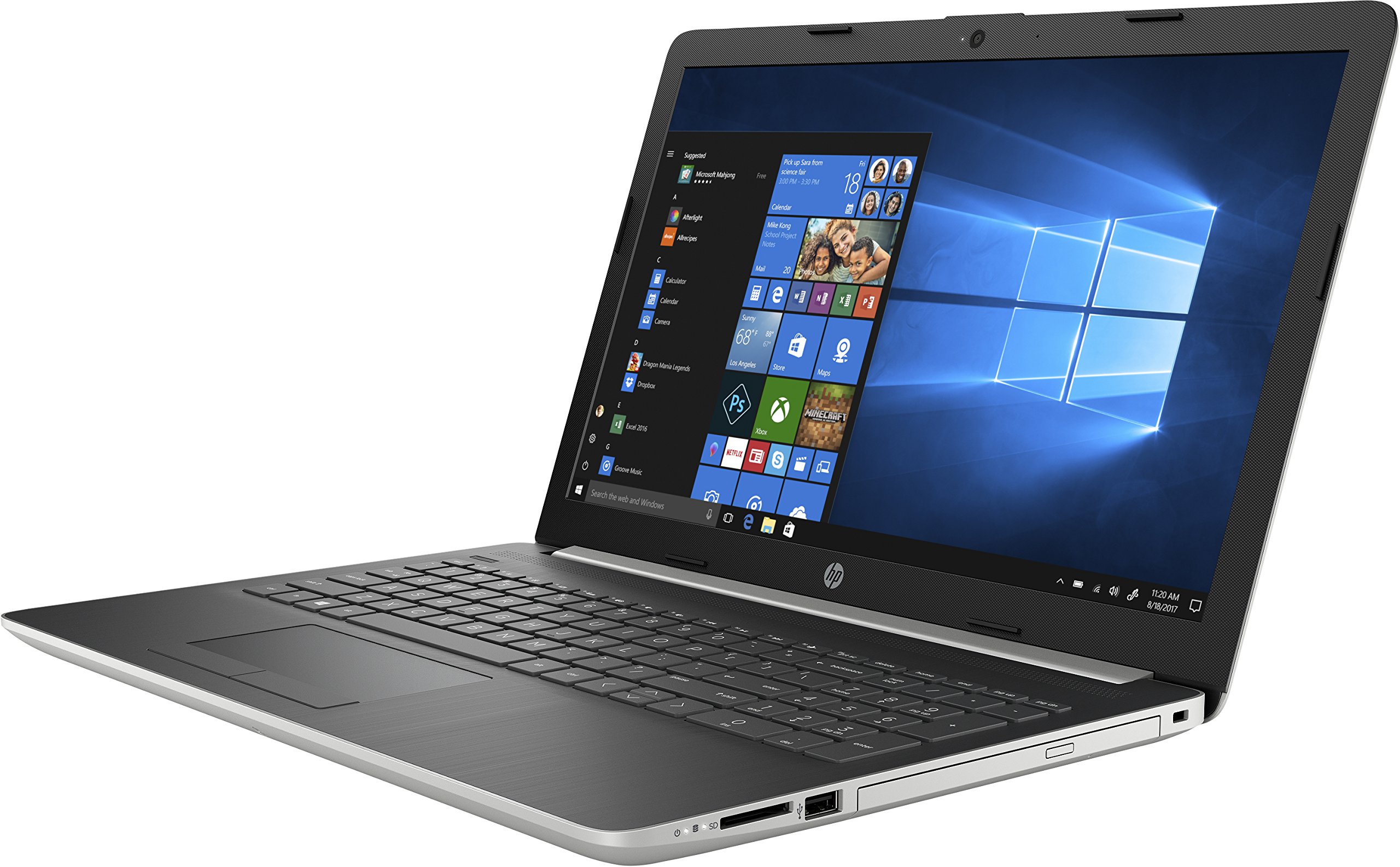 HP New 15.6" HD Touch Intel i5-8250U 3.4GHz 4GB DDR4 1TB HDD + 16GB Optane DVD Webcam Bluetooth HDMI Windows 10