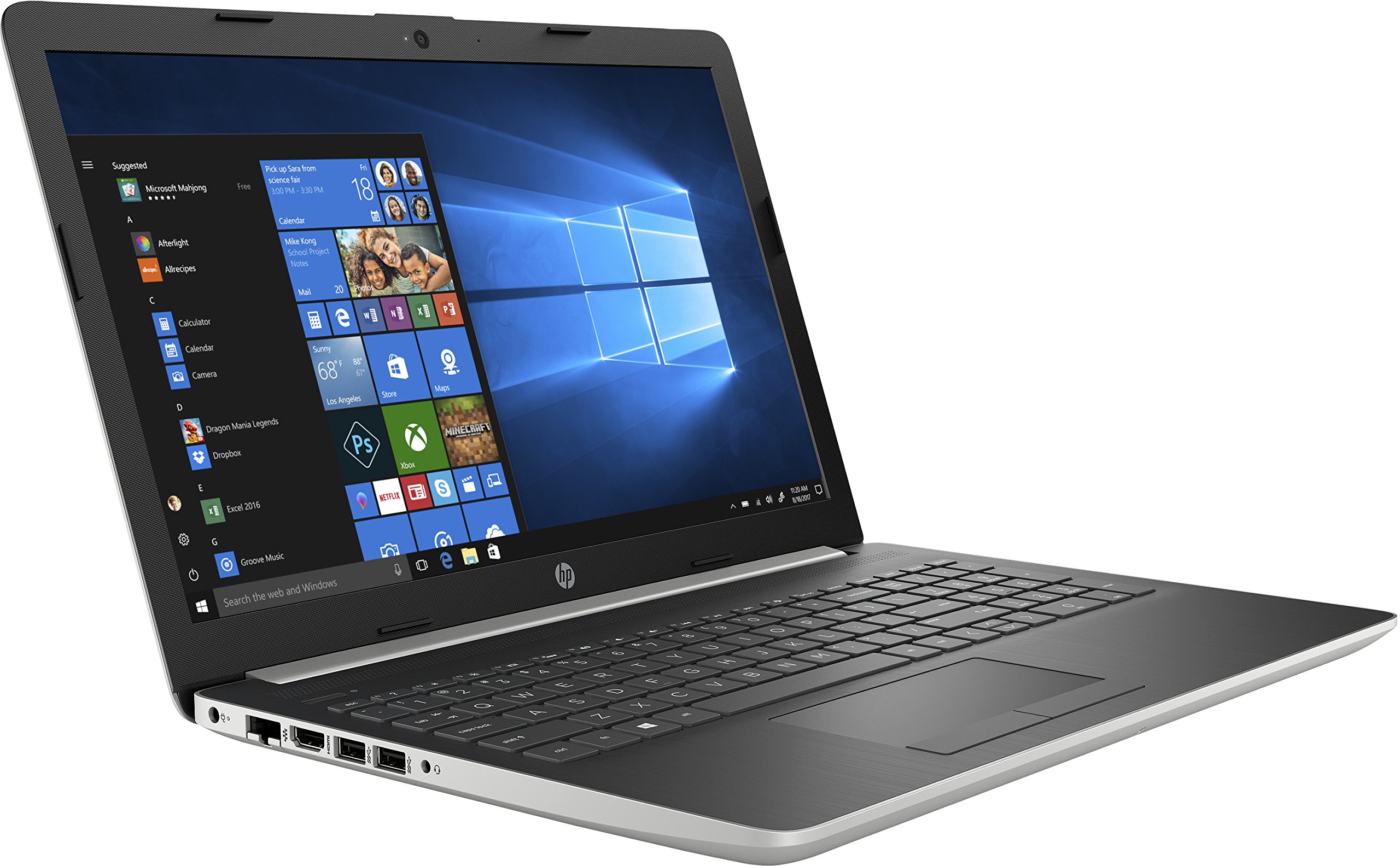 HP New 15.6" HD Touch Intel i5-8250U 3.4GHz 4GB DDR4 1TB HDD + 16GB Optane DVD Webcam Bluetooth HDMI Windows 10