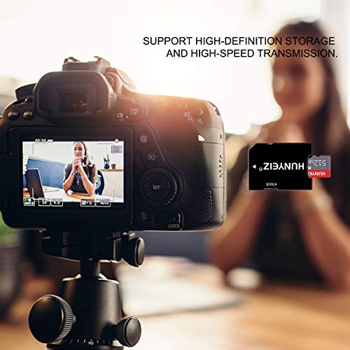 512GB Micro SD Card High Speed Class 10 microSDXC UHS-I Memory Card for Action Camera,Smartphones, Tablet,Security Camera with SD Adapter