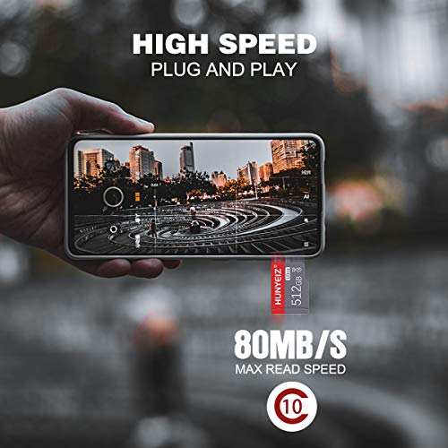512GB Micro SD Card High Speed Class 10 microSDXC UHS-I Memory Card for Action Camera,Smartphones, Tablet,Security Camera with SD Adapter