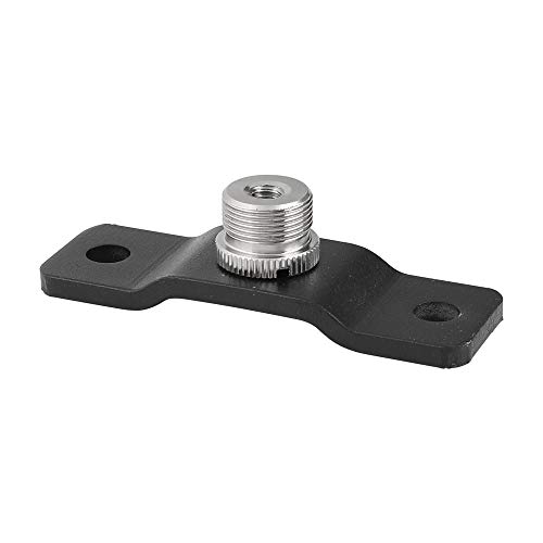 CAMVATE 5/8'' Male to 1/4'' Female Microphone Screw Adapter with Bottom Pedestal Wall/Table/Ceiling Mount - 2325