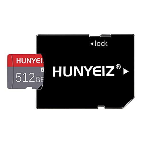 512GB Micro SD Card High Speed Class 10 microSDXC UHS-I Memory Card for Action Camera,Smartphones, Tablet,Security Camera with SD Adapter