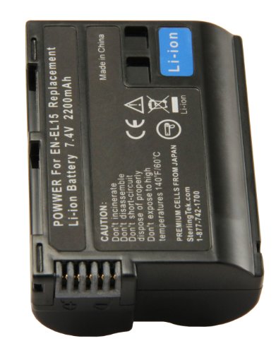 STK EN-EL15 EN-EL15B EN-EL15c Replacement Battery for Nikon D750 D7500 Z6 D7000 D850 D7200 D7100 7100 D800 D810 V1 EN-EL15a D610 610 750 7500 D500 Z5