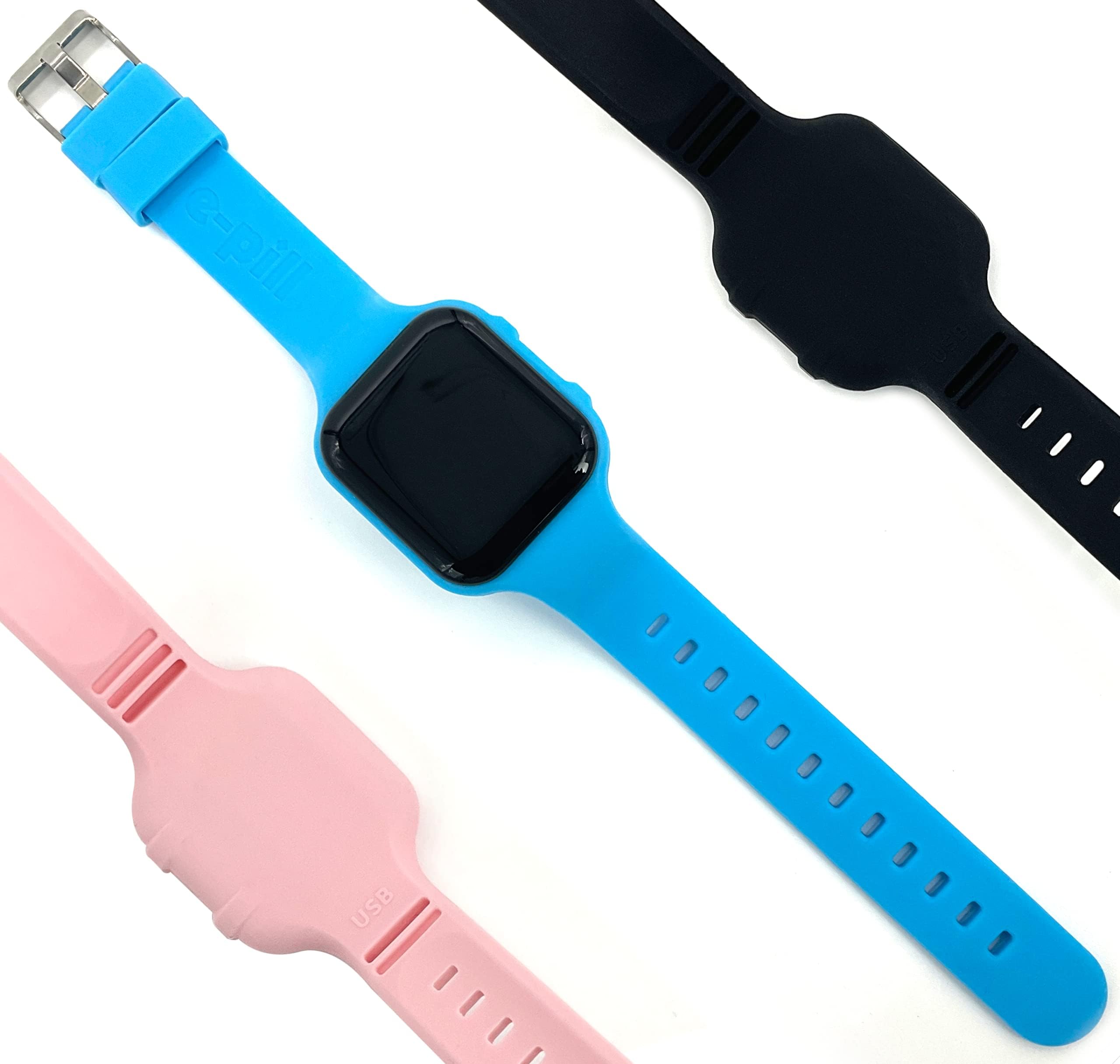 CADEX Vibrakidz - 15 Alarm Vibrating Reminder Watch with Interval Timer - 3 Straps Included