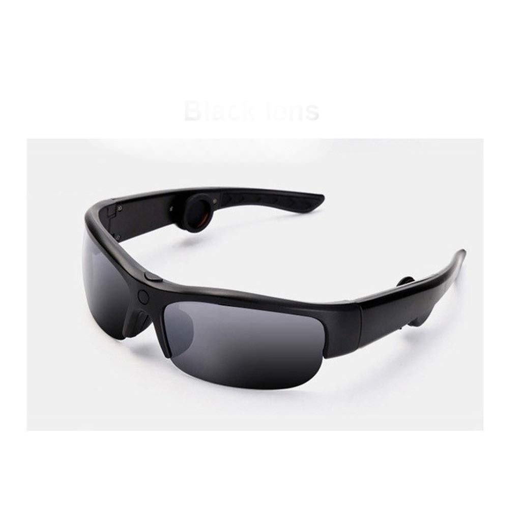 BEYSG Glasses Headset Sunglasses Music Microphone Bone Conduction Type Headset (Color : D)(Argento)