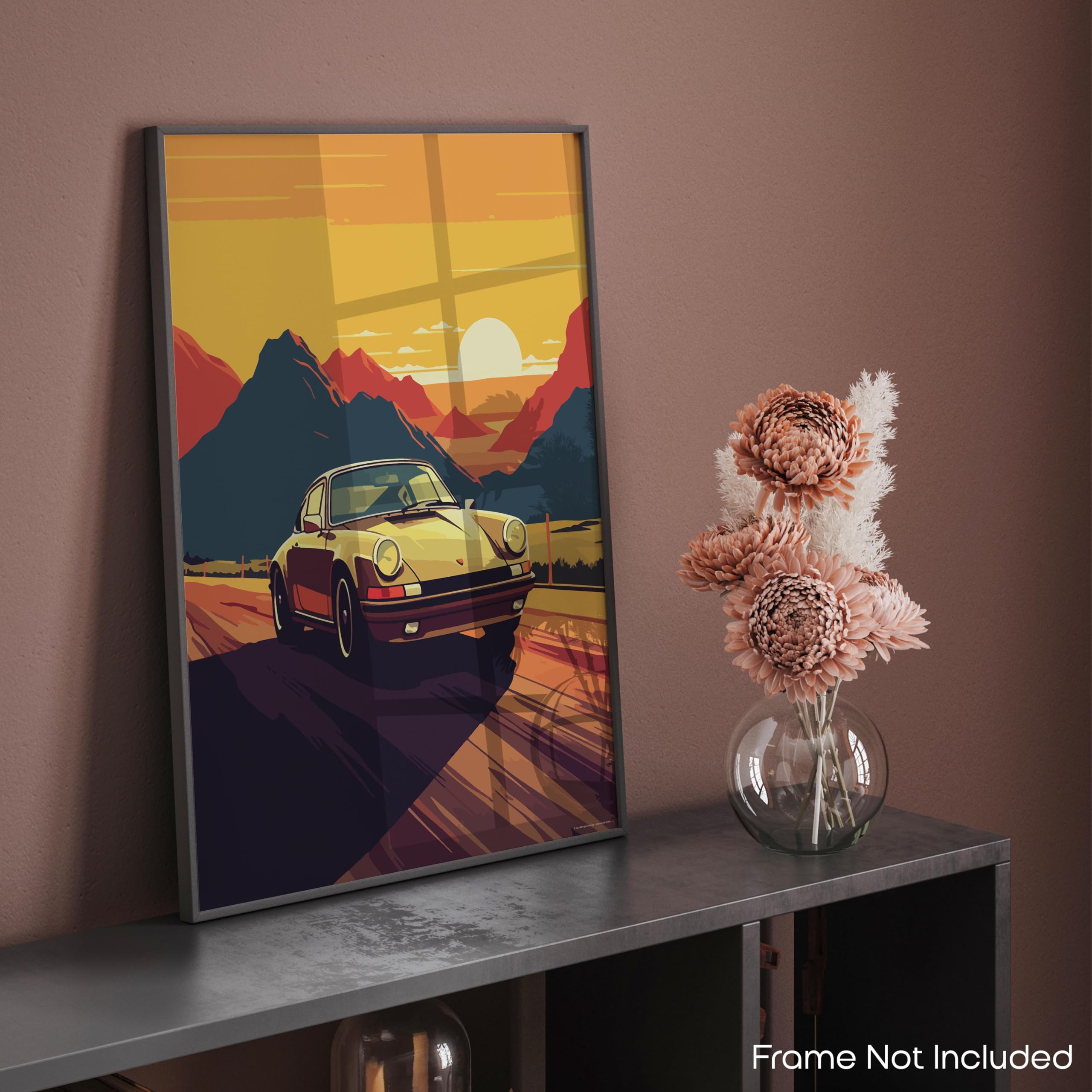 Inspirational Wall Art Co. - Innovation | 2023 Porsche 911 - Car Posters for Boys Room - Car Wall Decor - Car Room Decor - Car Posters for Men | 11x14 Inches Unframed