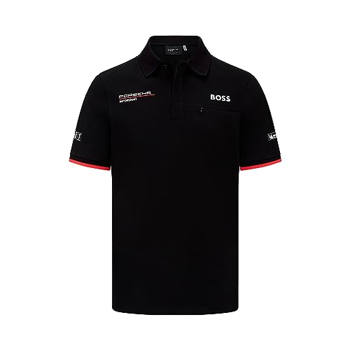 Porsche Motorsport Men's Team Polo Shirt Black
