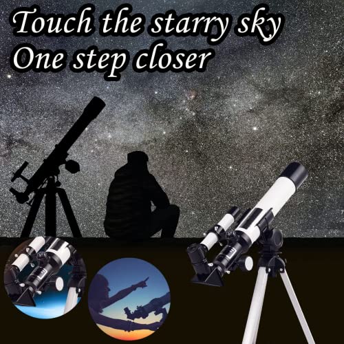 Astronomical Telescope for Kids- Professional Stargazing HD Refractor Telescope 400mm Focal Length, High Magnification Astronomical Telescope to Observe Deep Space Stargazing for Kids Beginnersā¦