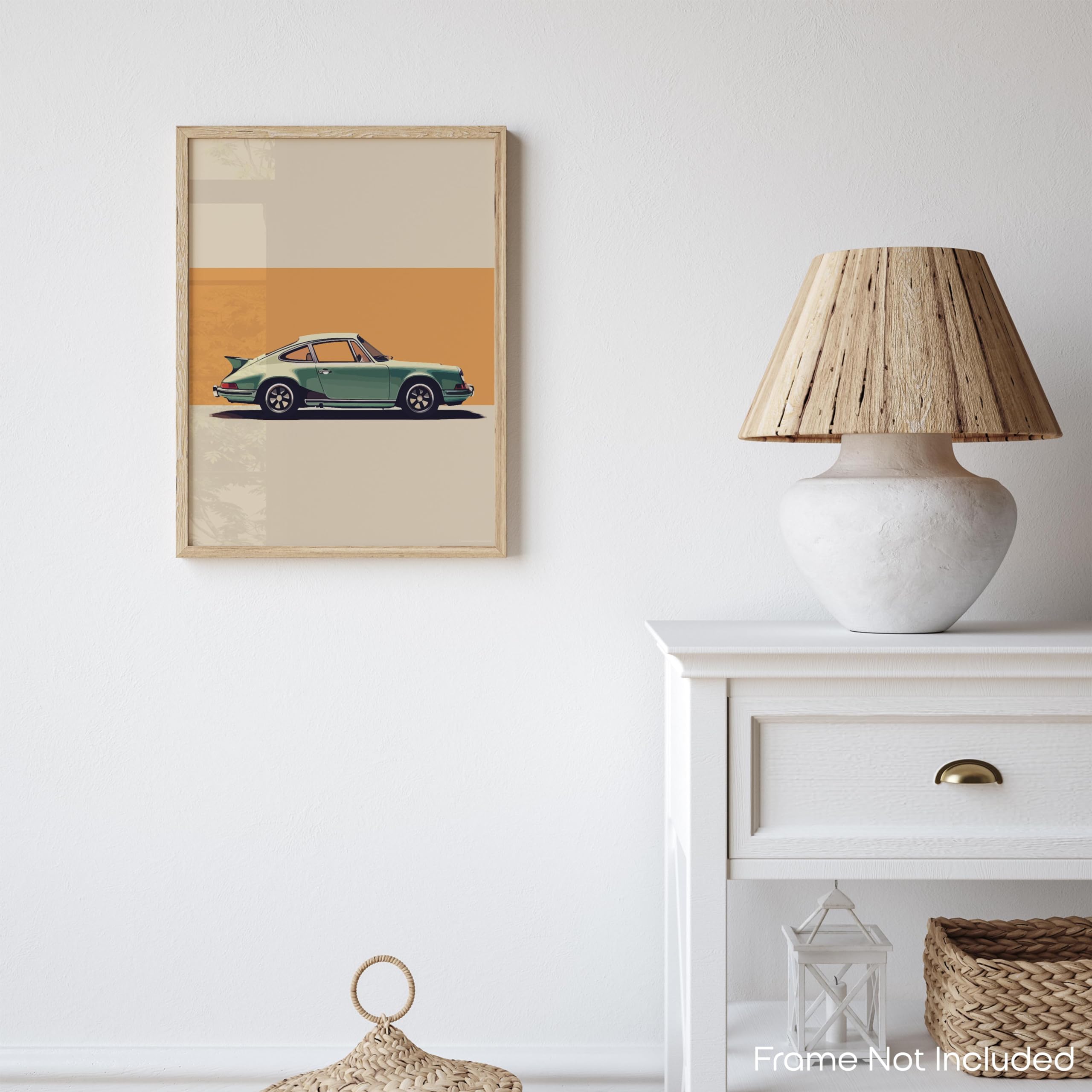 Inspirational Wall Art Co. - Power | 2023 Porsche 911 - Car Posters for Boys Room - Car Wall Decor - Car Room Decor - Car Posters for Men | 11x14 Inches Unframed