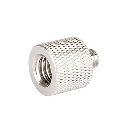 CAMVATE Screw Adapter 1/4" Male to 3/8" Female for Tripod and Camera and Qr Plate - 0969