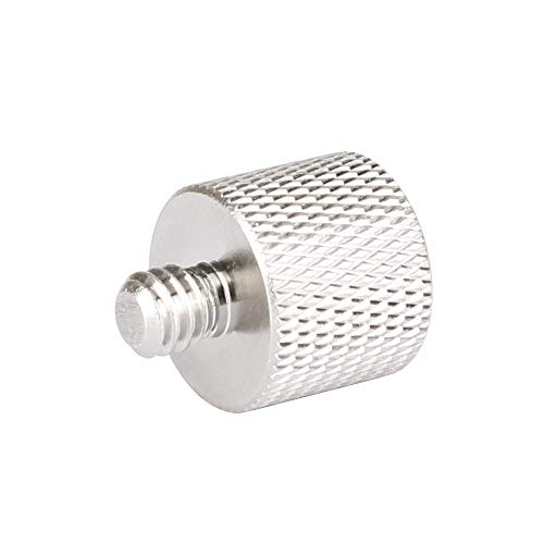 CAMVATE Screw Adapter 1/4" Male to 3/8" Female for Tripod and Camera and Qr Plate - 0969
