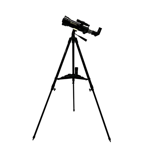 AstroLite 70AZ Refractor Telescope Travel Bag Bundle β 20x-120x Magnification - 70mm Aperture 400mm Focal Length Telescope β Bonus Smartphone Adapter - Manual Alt-AZ Telescope for Beginners