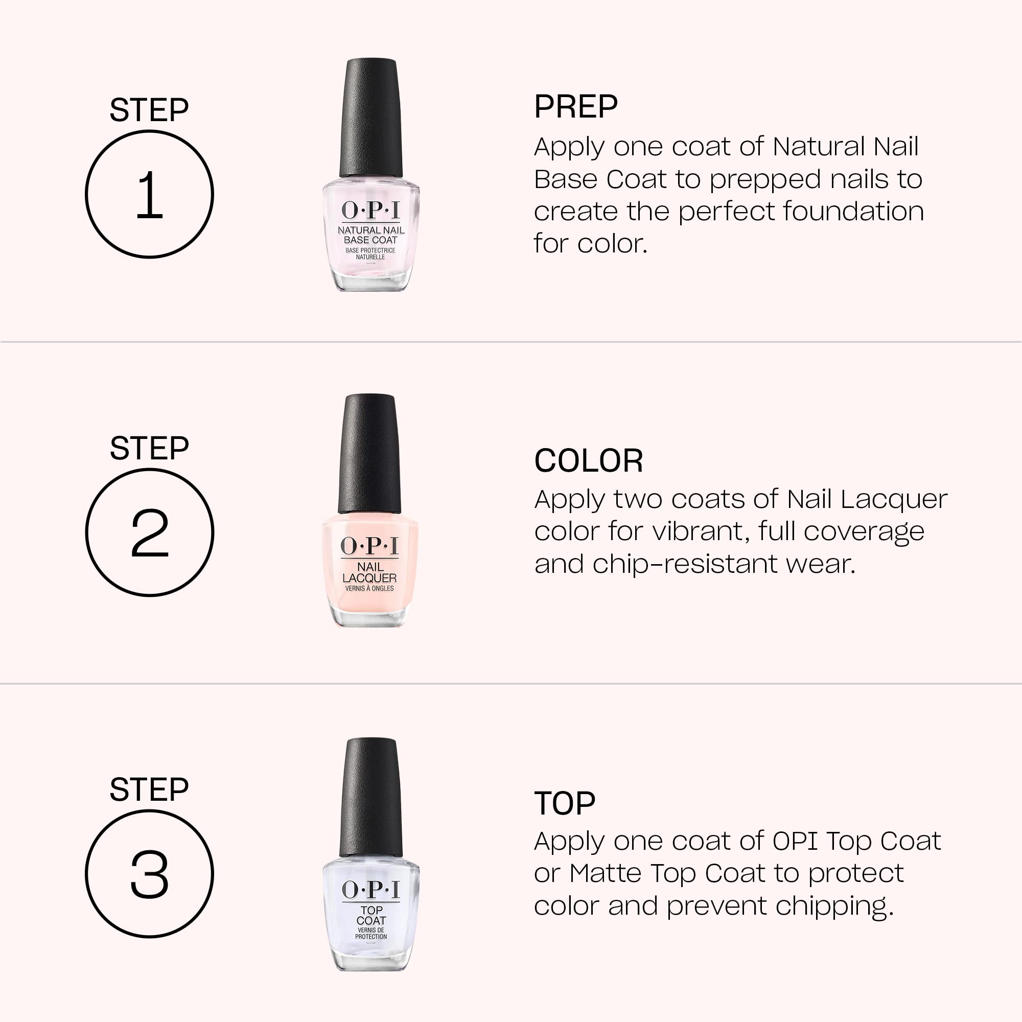 OPI Nail Lacquer Mod About You | Opaque Soft Pink Crème Chip Resistant Nail Polish | Vegan, Fast Drying, Streak Free