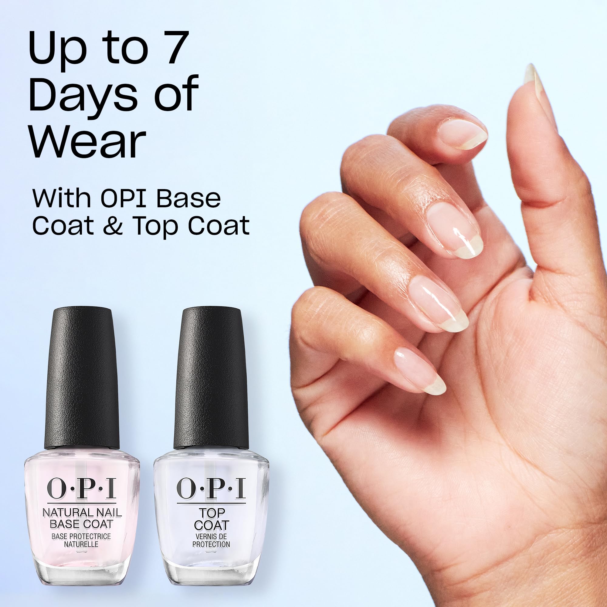 OPI Nail Lacquer Mod About You | Opaque Soft Pink Crème Chip Resistant Nail Polish | Vegan, Fast Drying, Streak Free