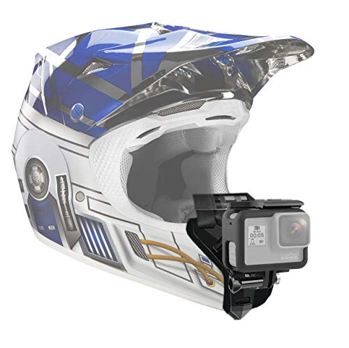 vgsion Camera Motocross Helmet Mount Chin Holder Compatible with GoPro Hero 10 9/8/ 7/6/ 5/4, DJI Osmo Action, Insta360 One R, Xiaomi Yi, SJCAM